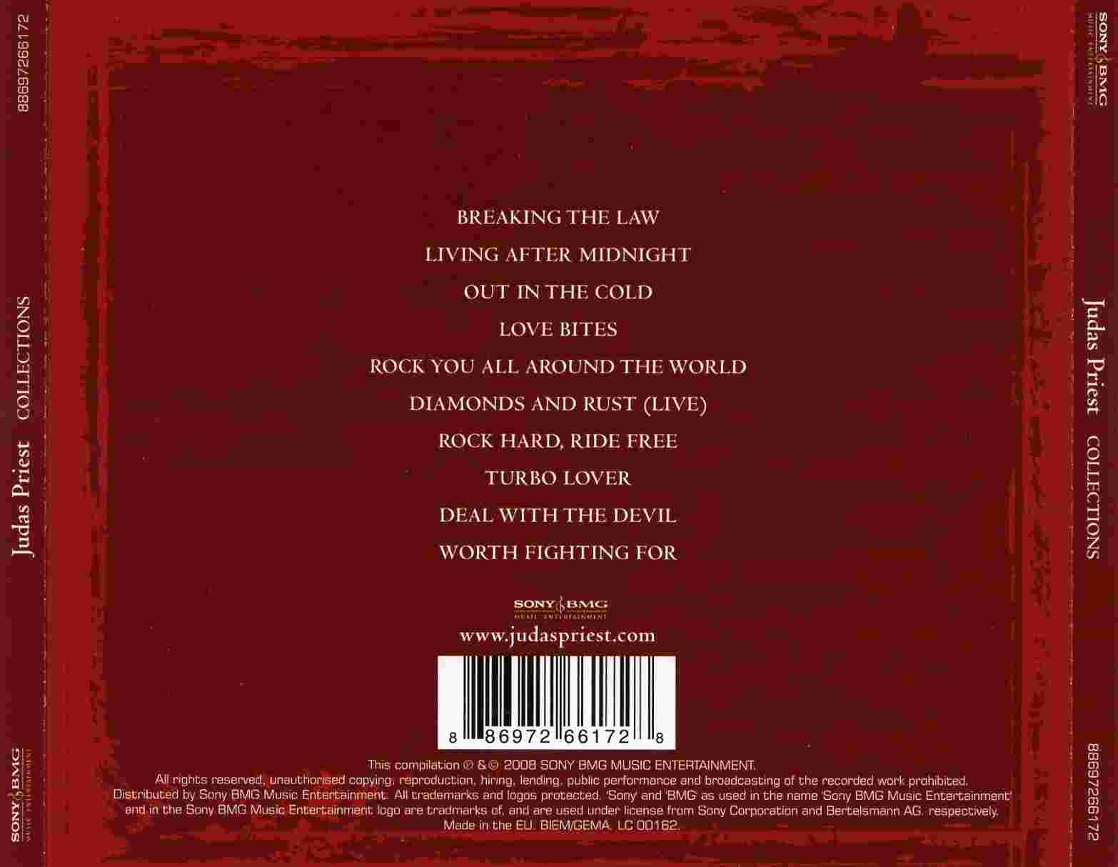 Judas Priest Collection : Back | CD Covers | Cover Century | Over 1.000 ...